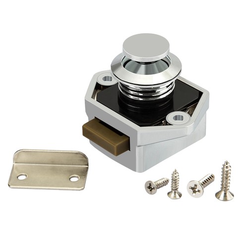 20pcs Push Button Drawer Cupboard Door Catch Lock Caravan RV Cabinet ...