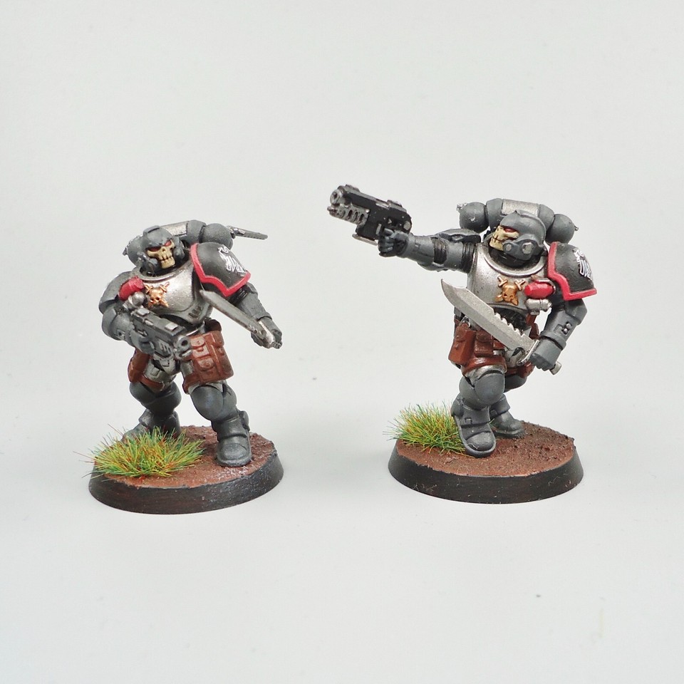 Space Marines Raven Guard Primaris Reivers x5 Painted - Warhammer 40k ...