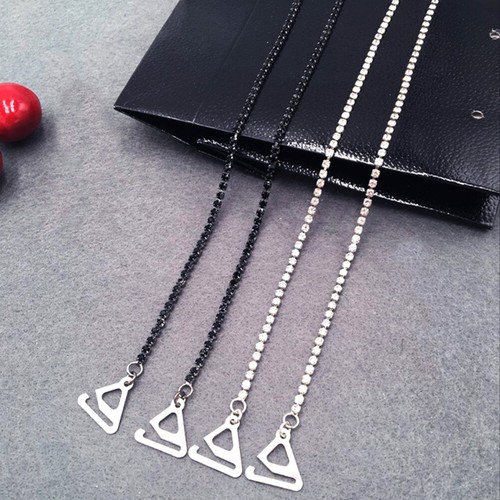 Women Rhinestone Metal Bra Shoulder Strap Replacement Intimate ...