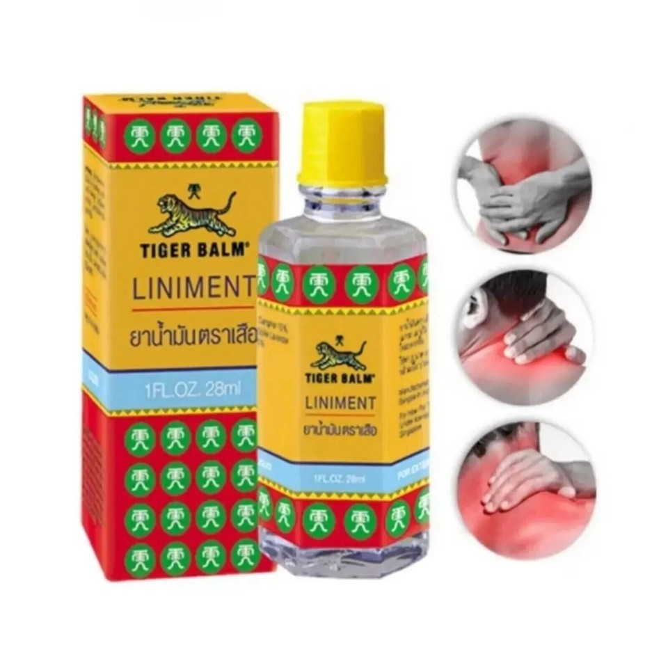 5 x 28ml TIGER BALM LINIMENT 28ml Pain Relief Balm Liquid NEW... | eBay