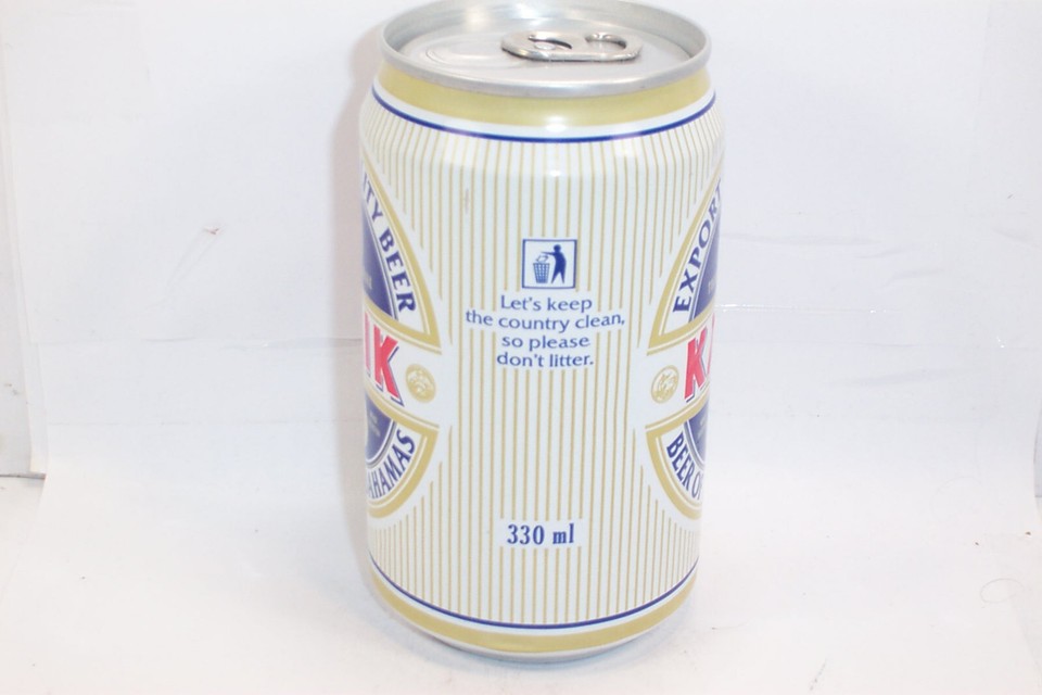 Kalik Export Quality Beer 33CL Aluminum CBL Bahamas Bottom Opened | eBay