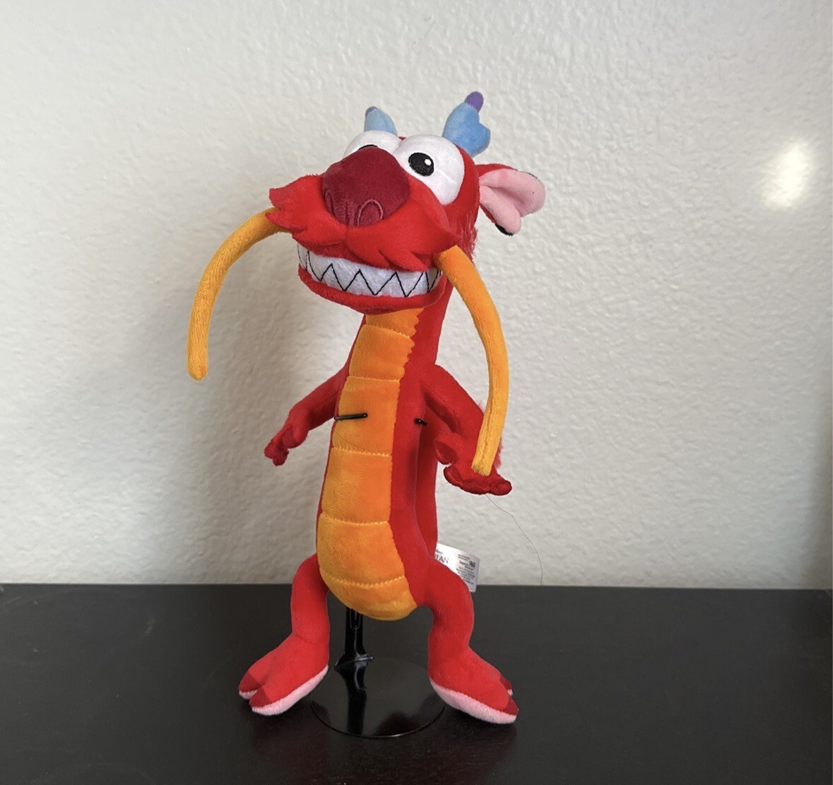 Disney Store Mulan Mushu Dragon Plush 15" Stuffed Animal Toy | eBay