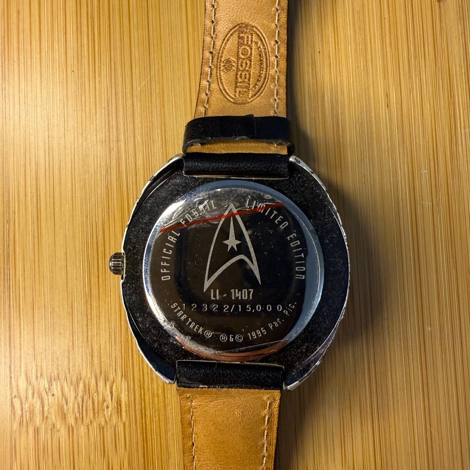 1995 Fossil Limited Edition Star Trek USS Enterprise Watch | eBay