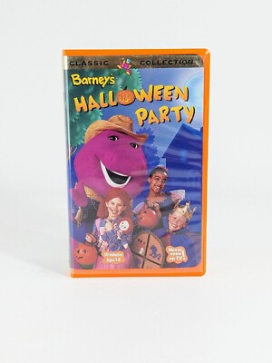 Barney - Barneys Halloween Party (VHS, 1998) Clam Shell 45986020246| eBay