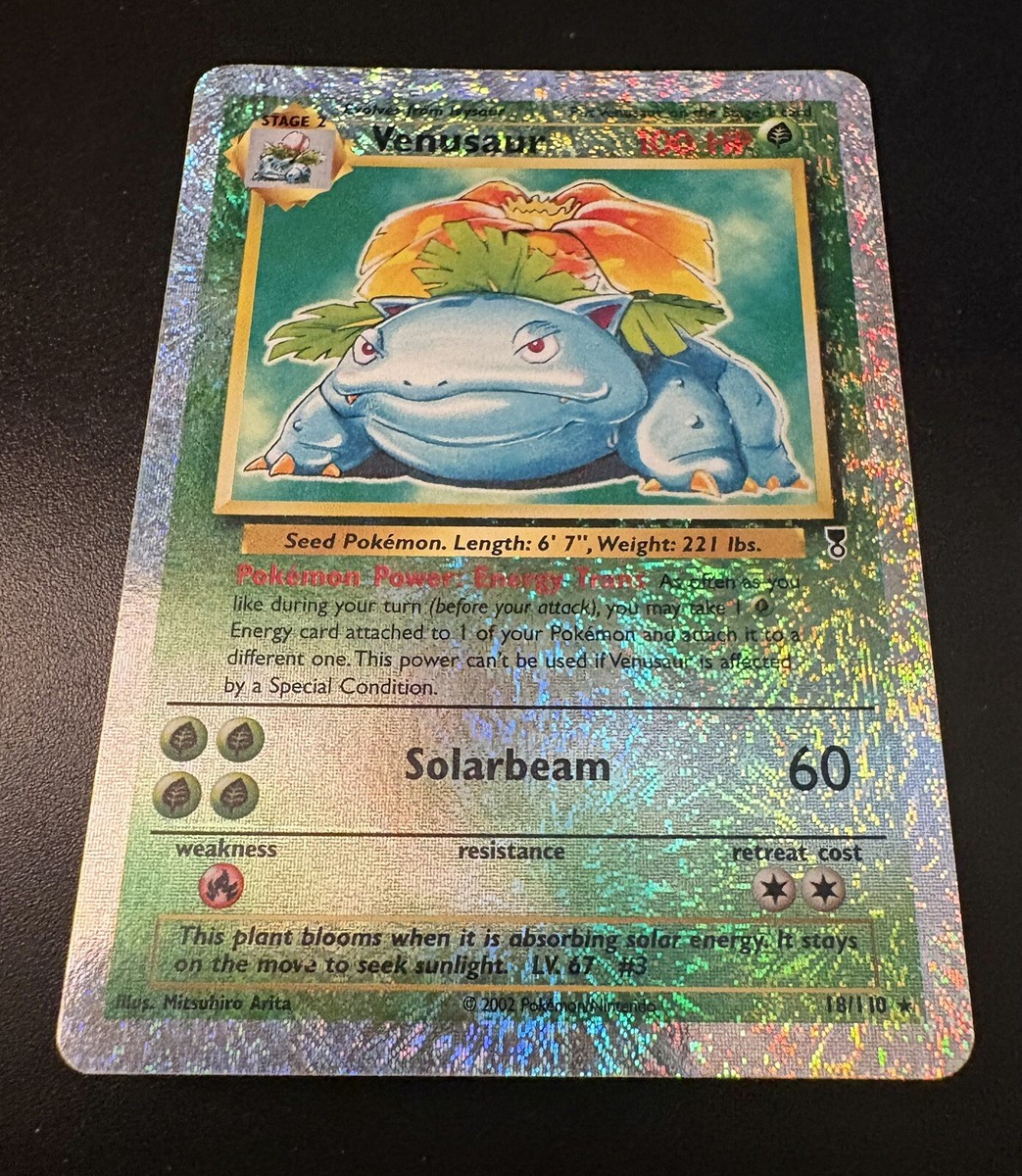 Rayo Solar De Venusaur PokeLogic What A Beautiful New Card