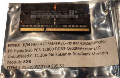 HMT41GS6MFR8C-PB Hynix 8GB PC3-12800 DDR3-1600MHz non-ECC FOR SALE | eBay