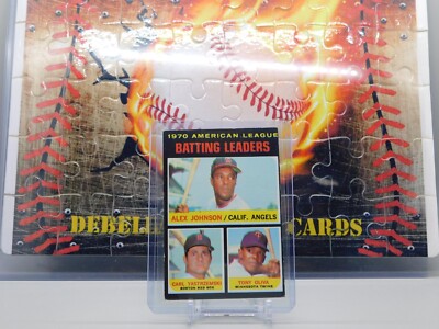 1971 Topps #61 Batting Leaders Johnson/Yastrzemski/Oliva | eBay
