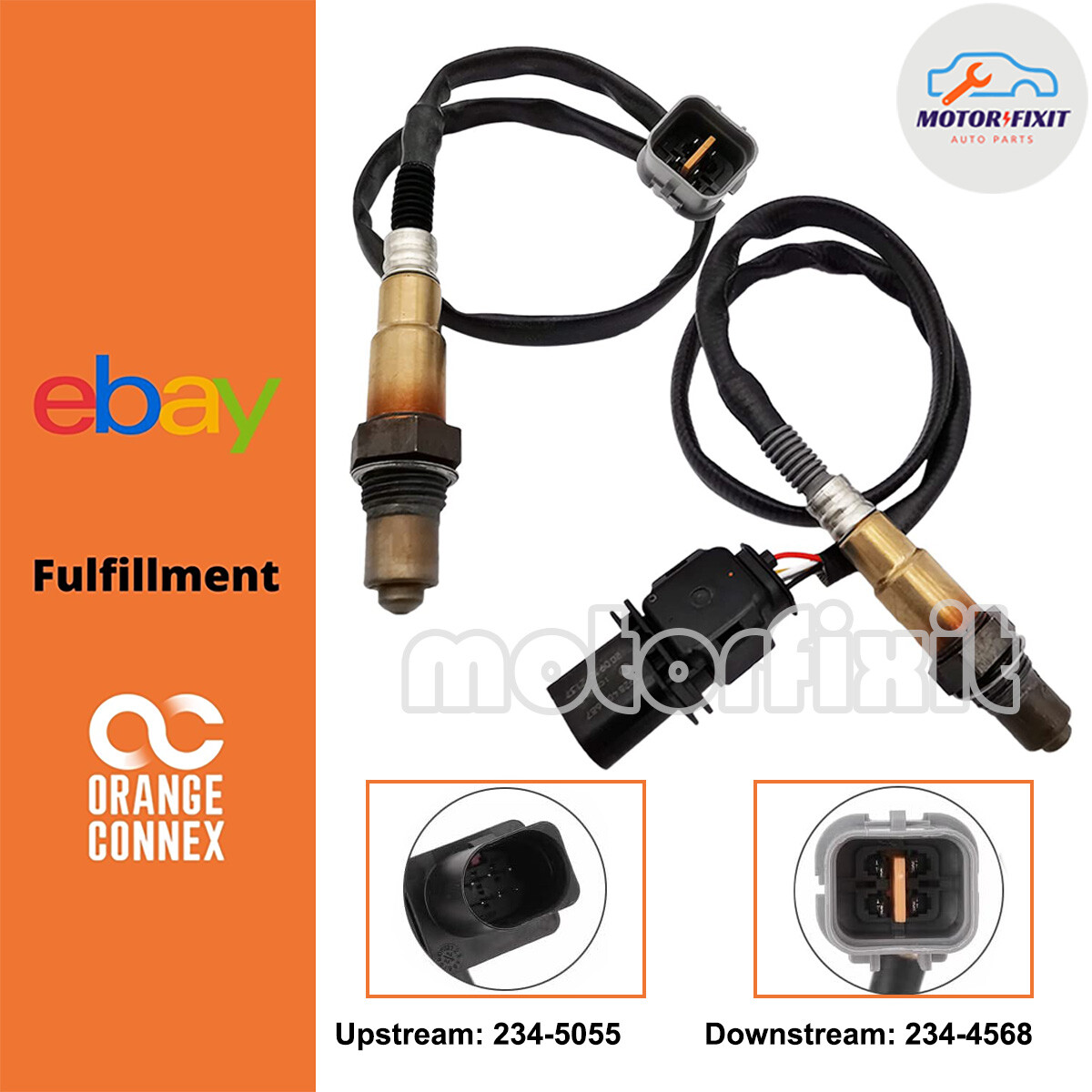 2x Oxygen Sensor O2 Upstream + Downstream for 2012-2018 Kia Soul 1.6L ...