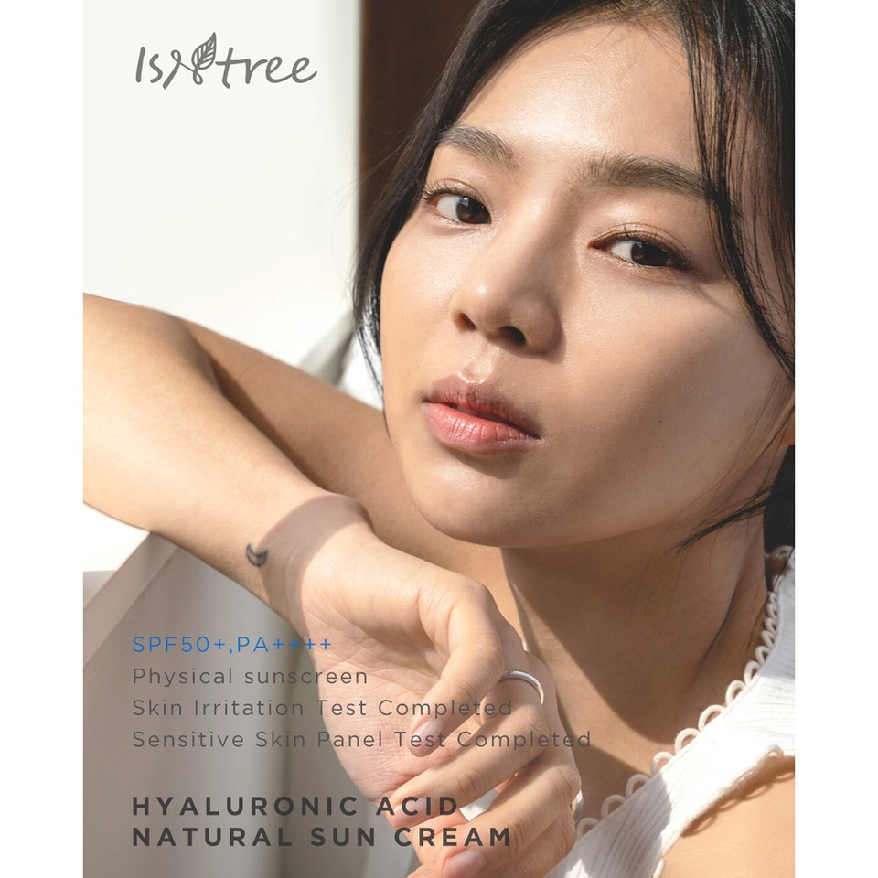Isntree Hyaluronic Acid Natural Sun Cream SPF50+, PA++++ 1.69oz / 50ml ...