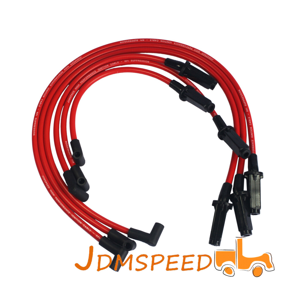 JDMSPEED Performance Red 10.5mm Ignition Spark Plug Wires 3800 Series ...