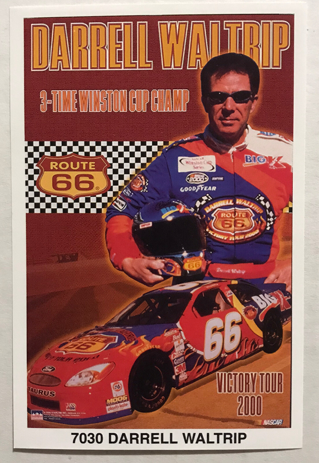 Darrell Waltrip Original NASCAR STARLINE Mini Poster approx. 3x5 Inches ...