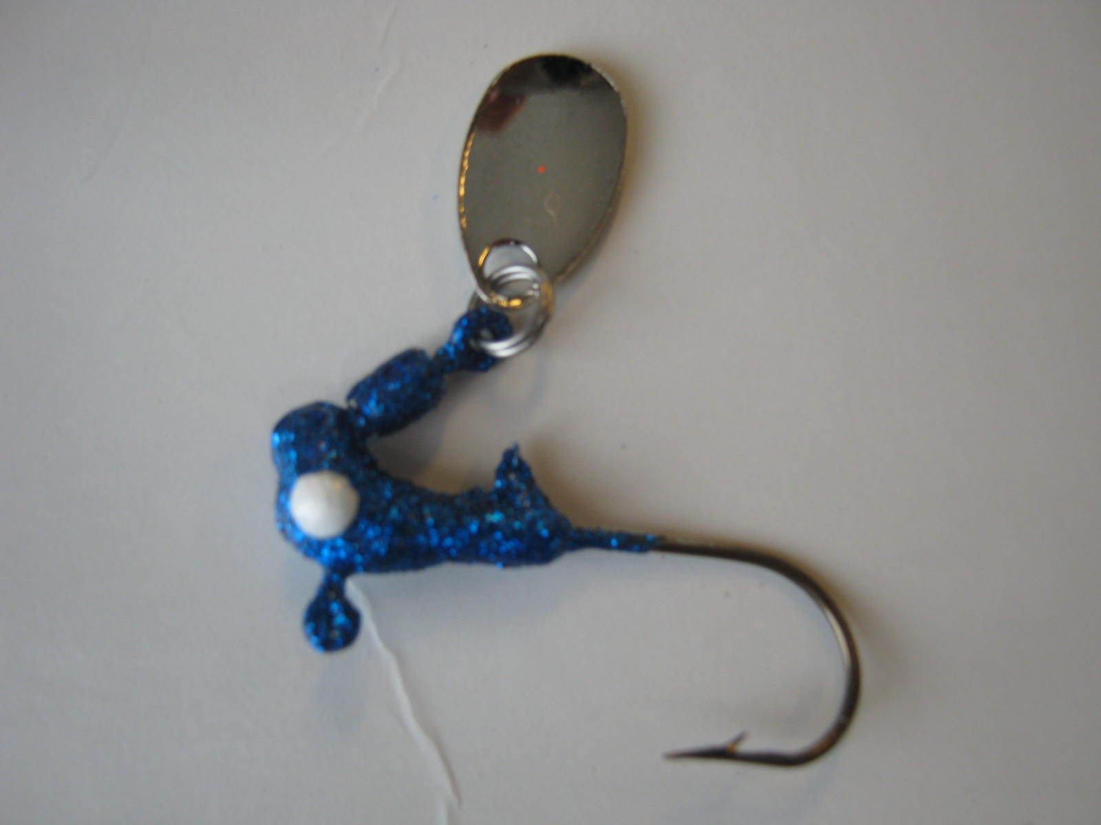 pony head jig (painted) 50ct blue glitter | eBay