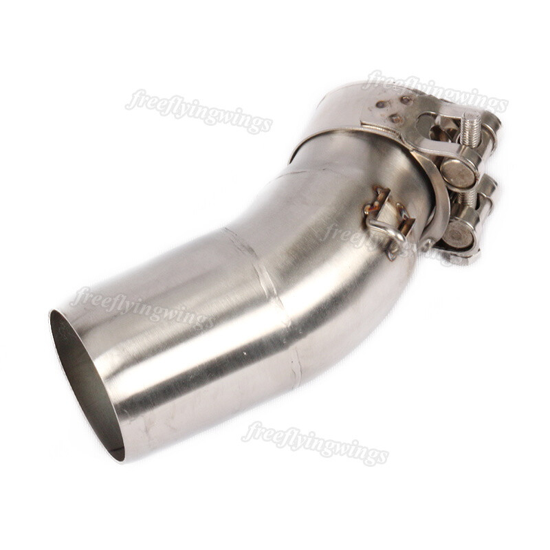 Exhaust Middle Link Pipe 370mm Muffler Slip For BMW C650GT C600 Sport ...