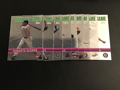 2002 TOPPS Baseball OWN THE GAME INSERTS You Choose ONE Card | eBay