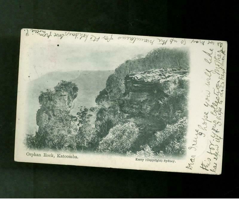 1906 New South Wales Australia Orphan Rock RPPC Cover | eBay