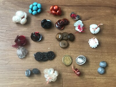 Vintage Buttons Mixed Lot Sets Singles | eBay