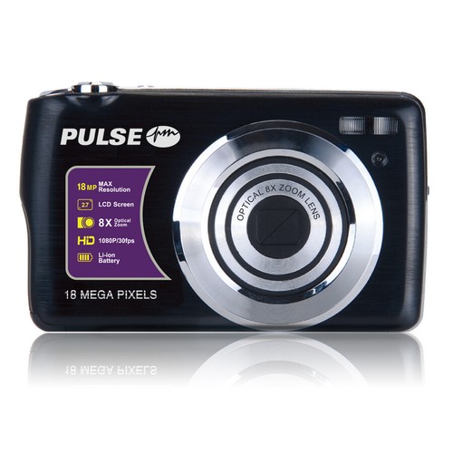 PULSE 8x Optical Zoom Compact Camera BLACK | eBay Australia