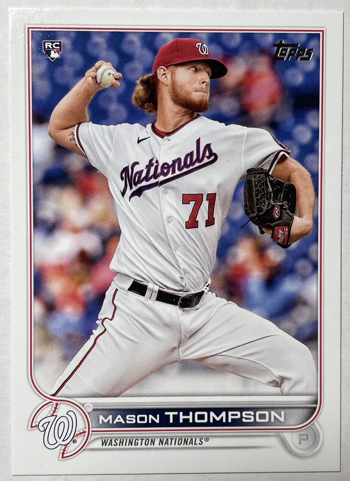 2022 Topps Series 1 Mason Thompson RC Advanced Stats Parallel #69/300 ...