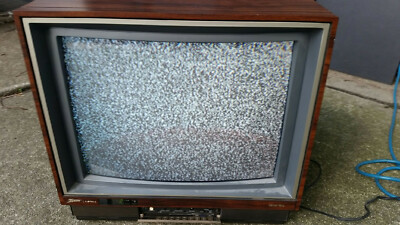 Vintage Zenith System 3 color stereo 20" CRT TV retro gaming SD2027W ...