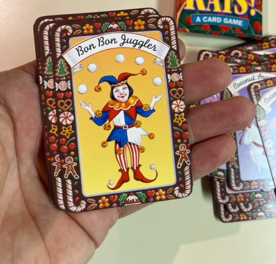 Rats! Card Game, Holiday Theme 2-Player Game, Joshua Morris Publishing ...