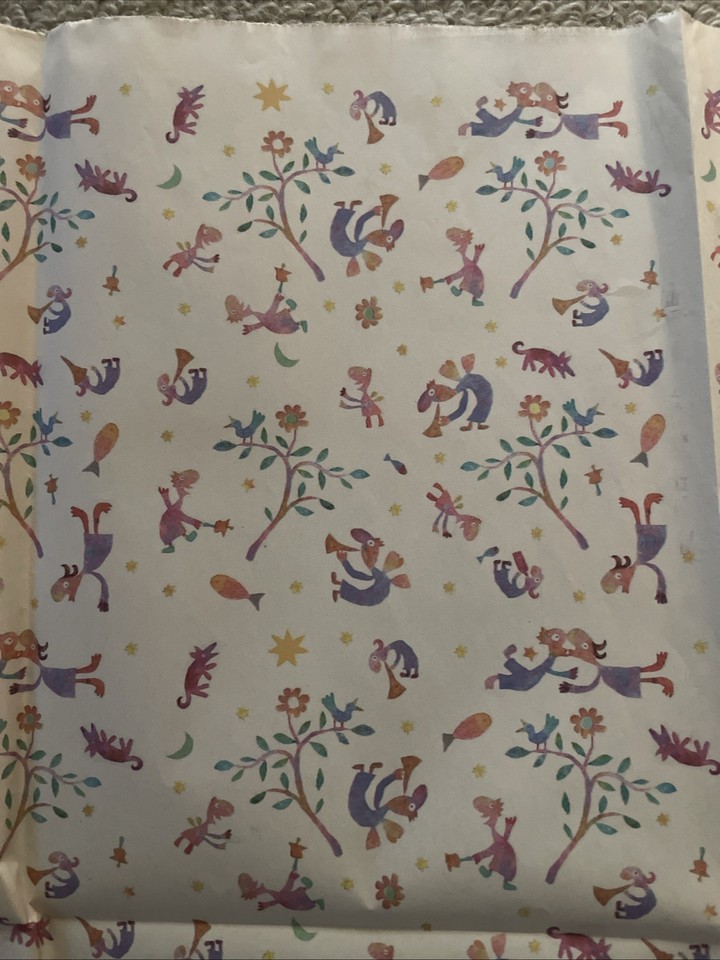 Michael Leunig 2000s? Rare Cartoon Wrapping Paper Sheets - Unused ...