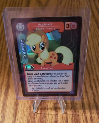 My Little Pony CCG - Applejack Foil Super Rare Hard To Find! N/M | eBay