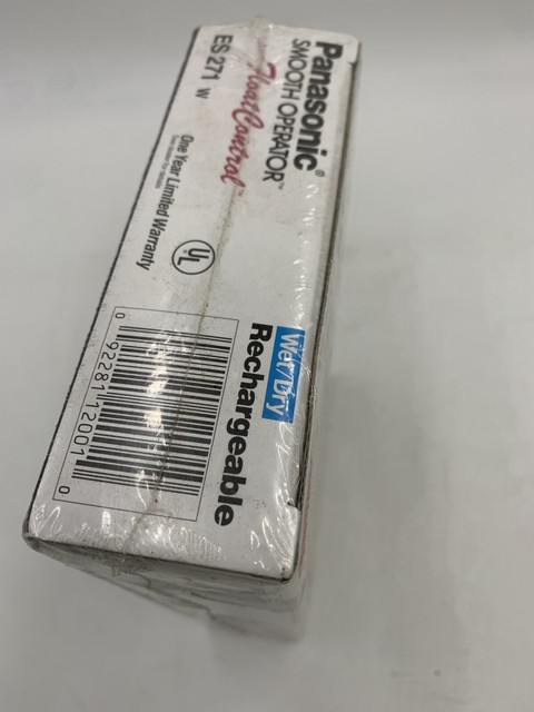 Panasonic Smooth Operator Ladies Cordless Wet Dry Shaver ES271 W NOS ...