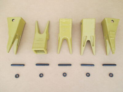 5 J300 TWIN TIGER TEETH + PINS + LOCKS FOR CATERPILLAR CAT 950H 950M ...
