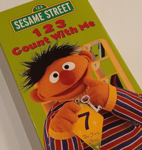 Sesame Street 1 2 3 Count With Me VHS tape, 1997 Sony video Ernie | eBay