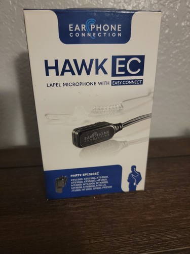 Earphone Connection Hawk EC Lapel Mic W/easy-connect - fits Motorola ...