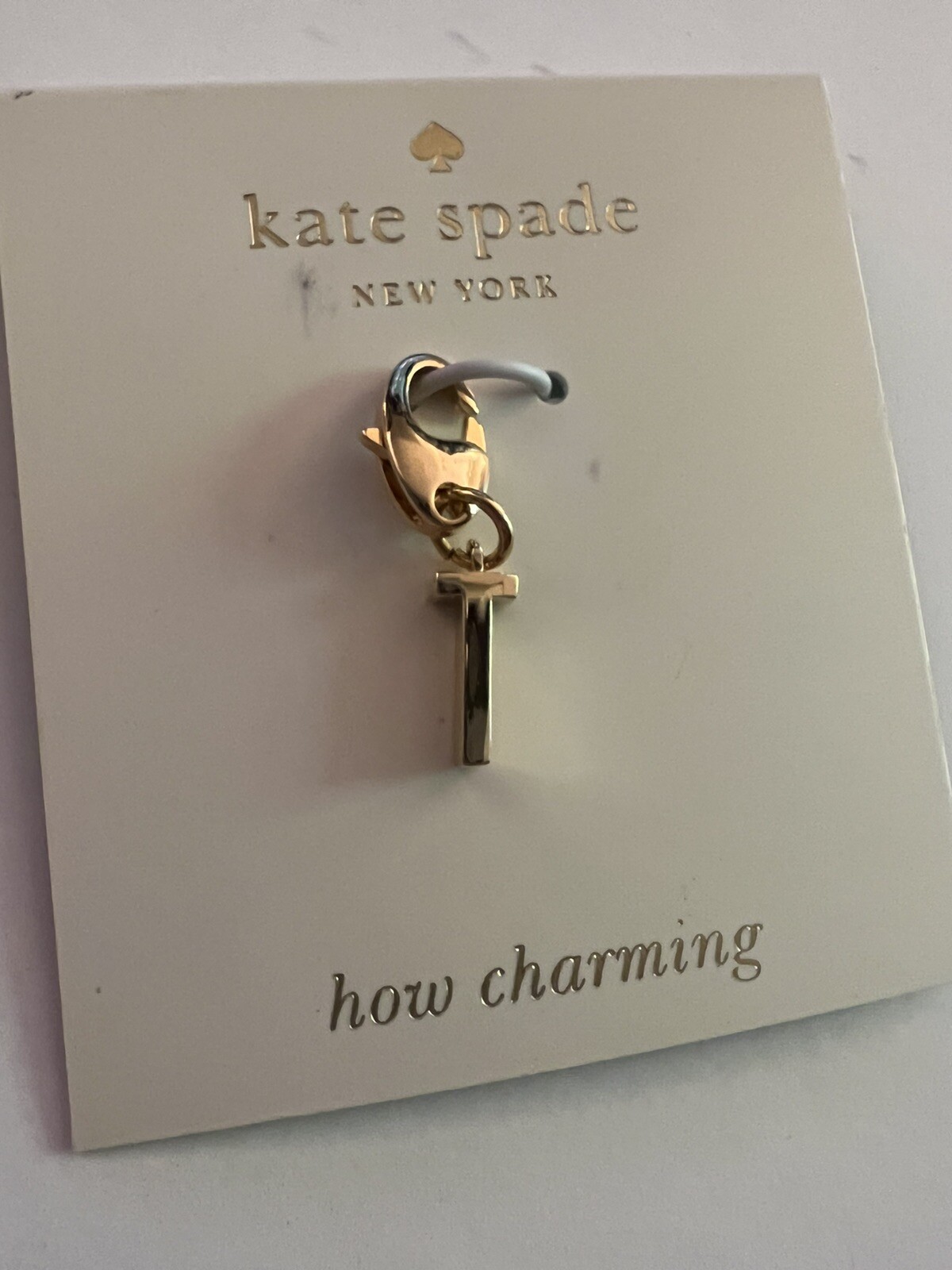 Kate Spade How Charming Charm T | eBay
