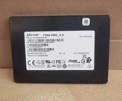 MICRON 7300 PRO 3.84TB SSD U.2 HTFDHBE3T8TDF SSD 2.5" NVMe 3480GB DHL ...
