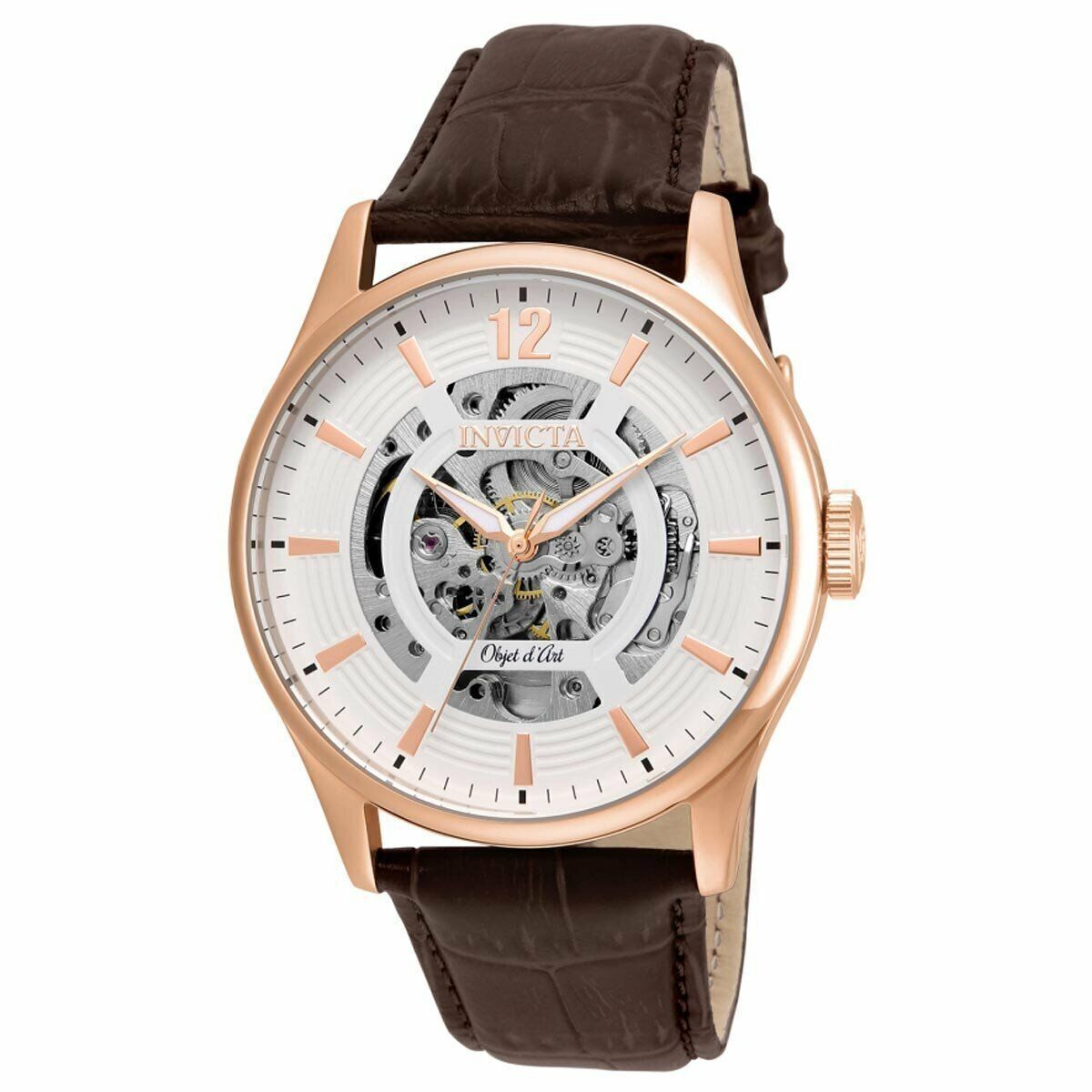 Invicta Objet D Art White Skeleton Dial Men's Watch 22596 for sale ...