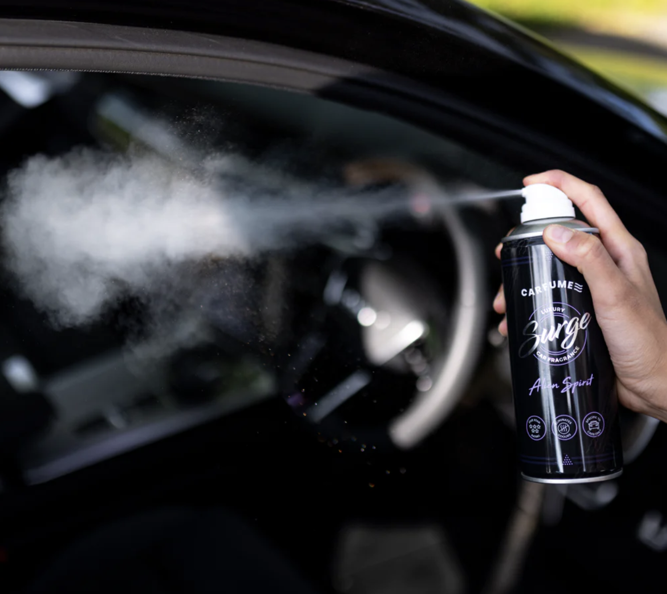Car Fume Air Freshener 3 x Black Opium Spray Can 400ml Deodoriser For ...