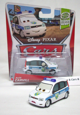 Disney Pixar CARS 2 Movie Die Cast Metal "WGP" ALEX CARVILL New in ...