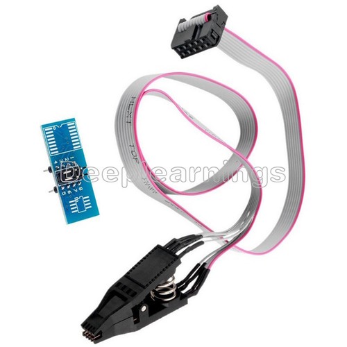 NEW SOIC8 SOP8 Flash Chip IC Test Clips Socket Adpter BIOS/24/25/93 ...