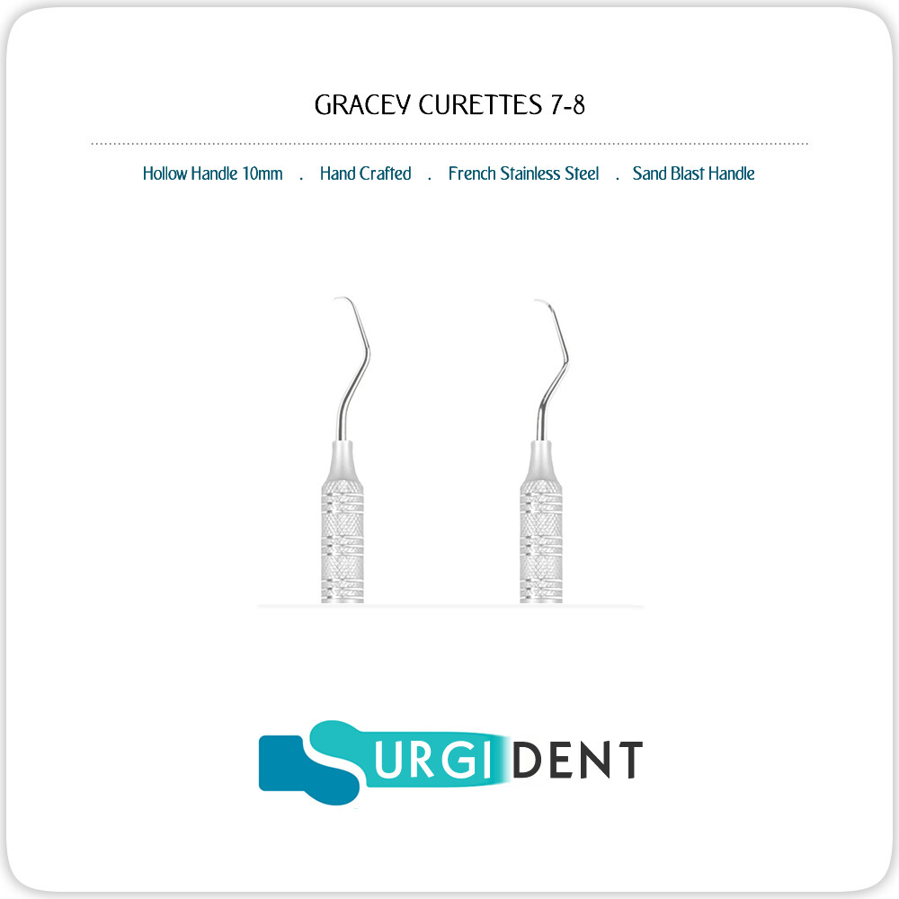 GRACEY CURETTES 7-8 DENTAL PERIODONTAL HAND INSTRUMENTS | eBay
