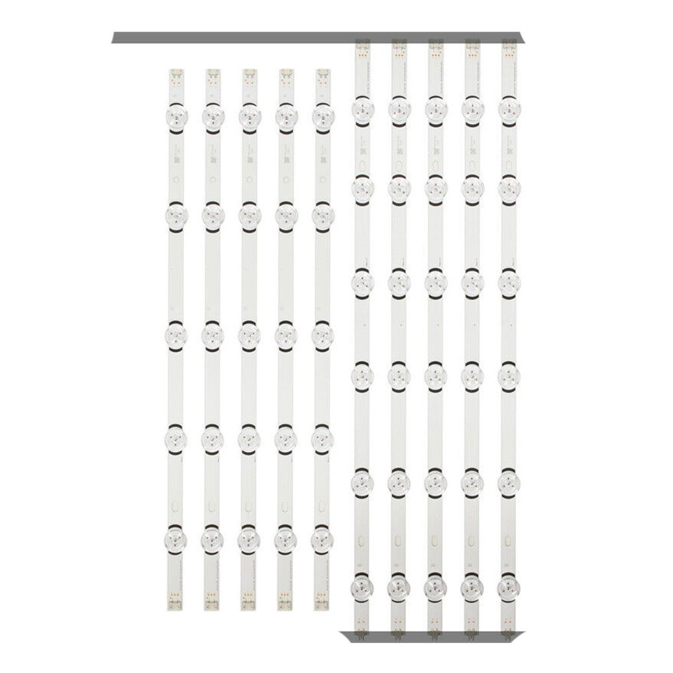 LED Backlight Strips (10) For LG 55LB5900-UV 55LF6000-UB 55LF6100-UA ...