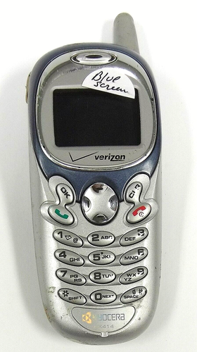Kyocera Phantom KX414 - Gray and Blue( Verizon ) Cellular Phone | eBay