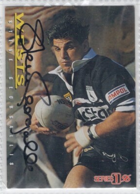 🔥 1996 DYNAMIC SIGNED CARD STEVE GEORGALLIS #1 🔥 | eBay