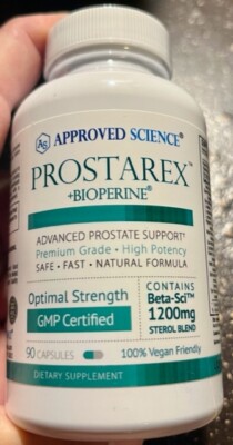 Approved Science PROSTAREX +Bioperine Advanced Prostate Support (90 ...