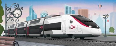Marklin HO 29406 "My World for Kids" TGV Duplex Train Starter Set US ...