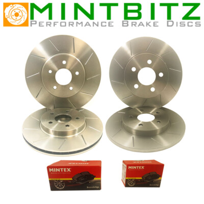 Lexus SC300 3.0 SC400 4.0 91-00 Front and Rear (Grooved) Brake Discs ...