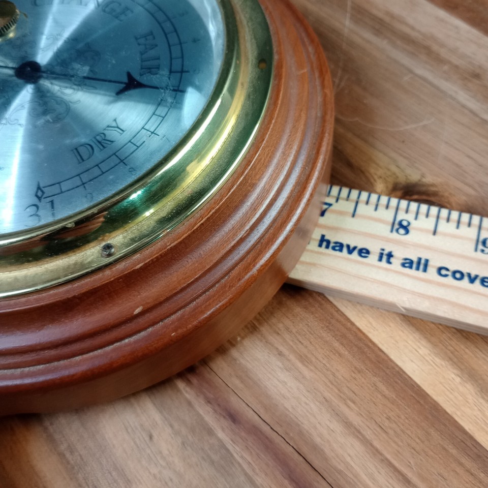 Vintage Taylor Banjo Weather Station Barometer Thermometer Made in USA ...