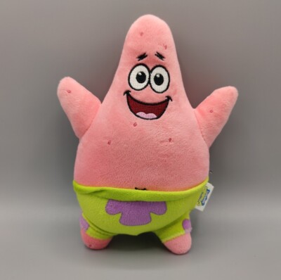Nickelodeon Spongebob Dog Toy Patrick the Starfish 9" Plush w/ Squeaker ...