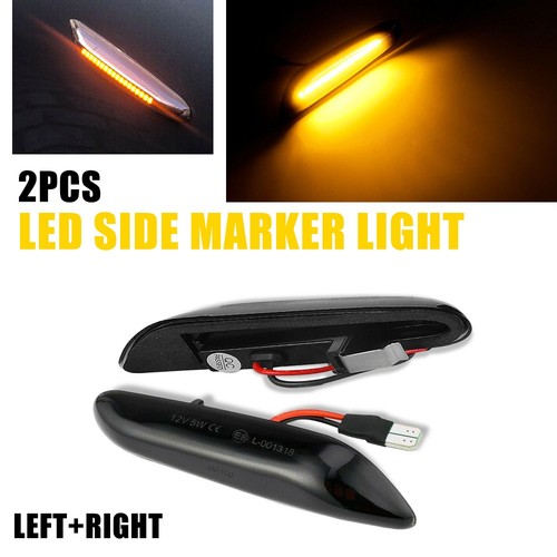 Dynamic Smoke LED Side Marker Signal Turn Lights For BMW E83 E90 E92 ...