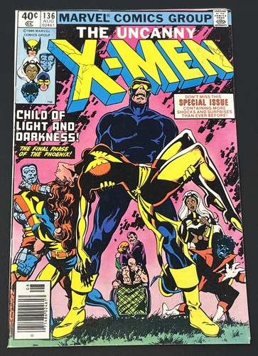 Uncanny X-Men #136 Newsstand Edition Dark Phoenix Saga Marvel Comics ...