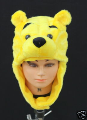 Winnie The Pooh Bear Costume Party Warm Hat Mask Cap | eBay