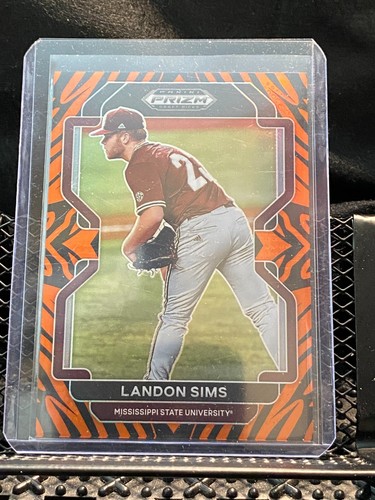 Landon Sims 2022 Prizm Draft Tiger Stripes #28/99 - #34 Diamondbacks | eBay