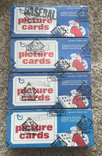 1980 81 83 84 Topps Baseball Vending 4 Boxes BBCE FASC From a Sealed ...